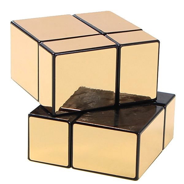Mirror Gold 2x2x2 Mir-Two. Mirror's 2x2 Magic Cube | MasKeCubos.com